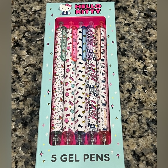 Hello Kitty | Office | Hello Kitty Gel Pens 5 Pack | Poshmark
